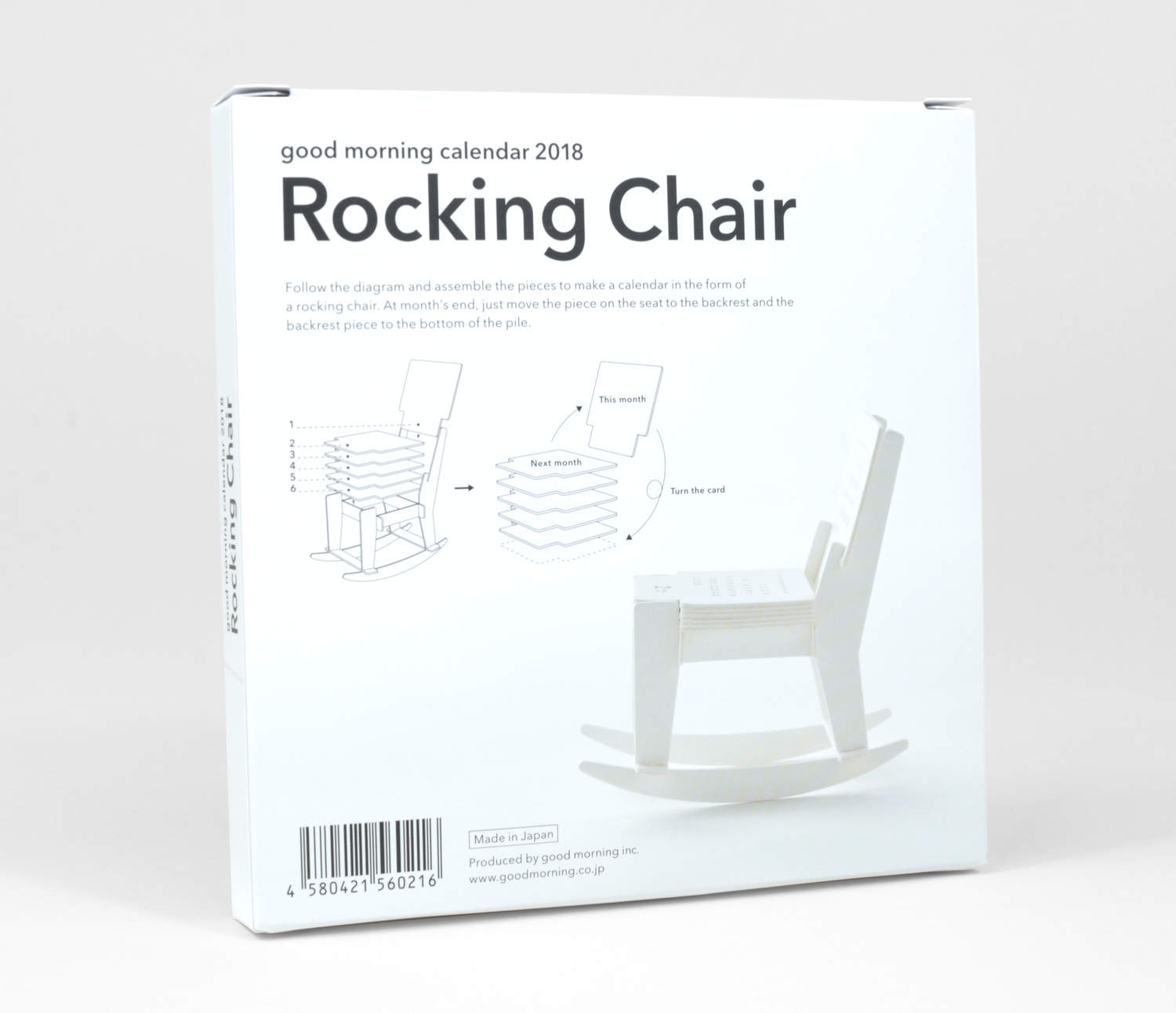 Good Morning, Inc. - Rocking Chair - Paper Craft Calendar at buyolympia.com