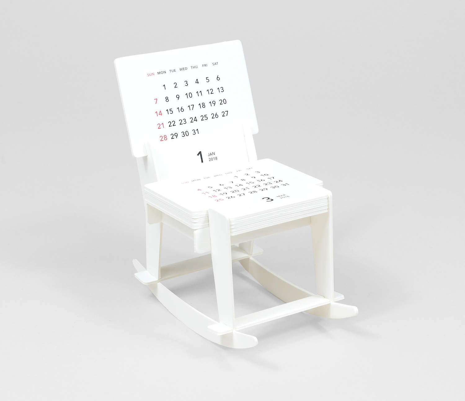Good Morning, Inc. - Rocking Chair - Paper Craft Calendar at buyolympia.com